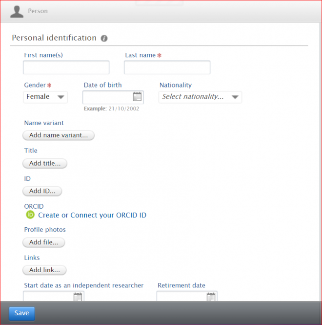 ORCID: Digital identifier for researchers – KNAW Pure info